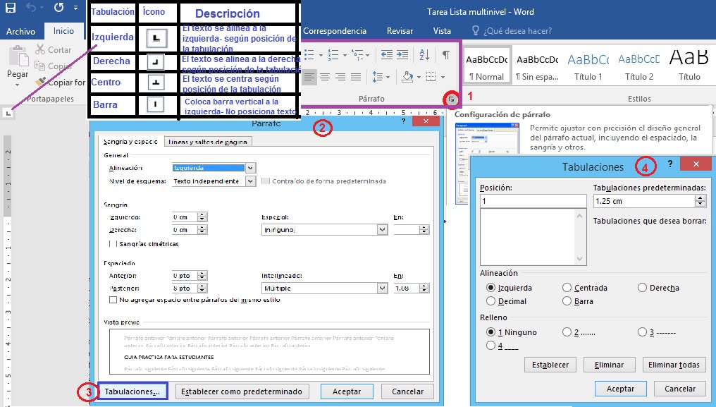 EXPERIENCIAS EDUCATIVAS EN EL CETPRO: APLICAMOS TABULACIONES