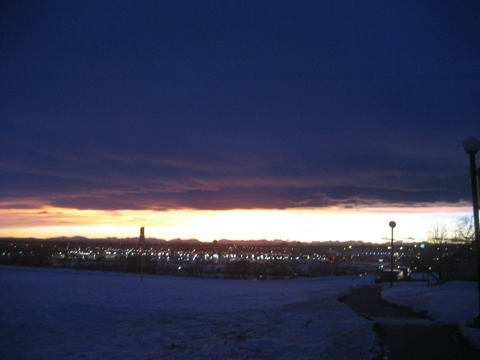 Calgary Scenes: Chinook Sunset