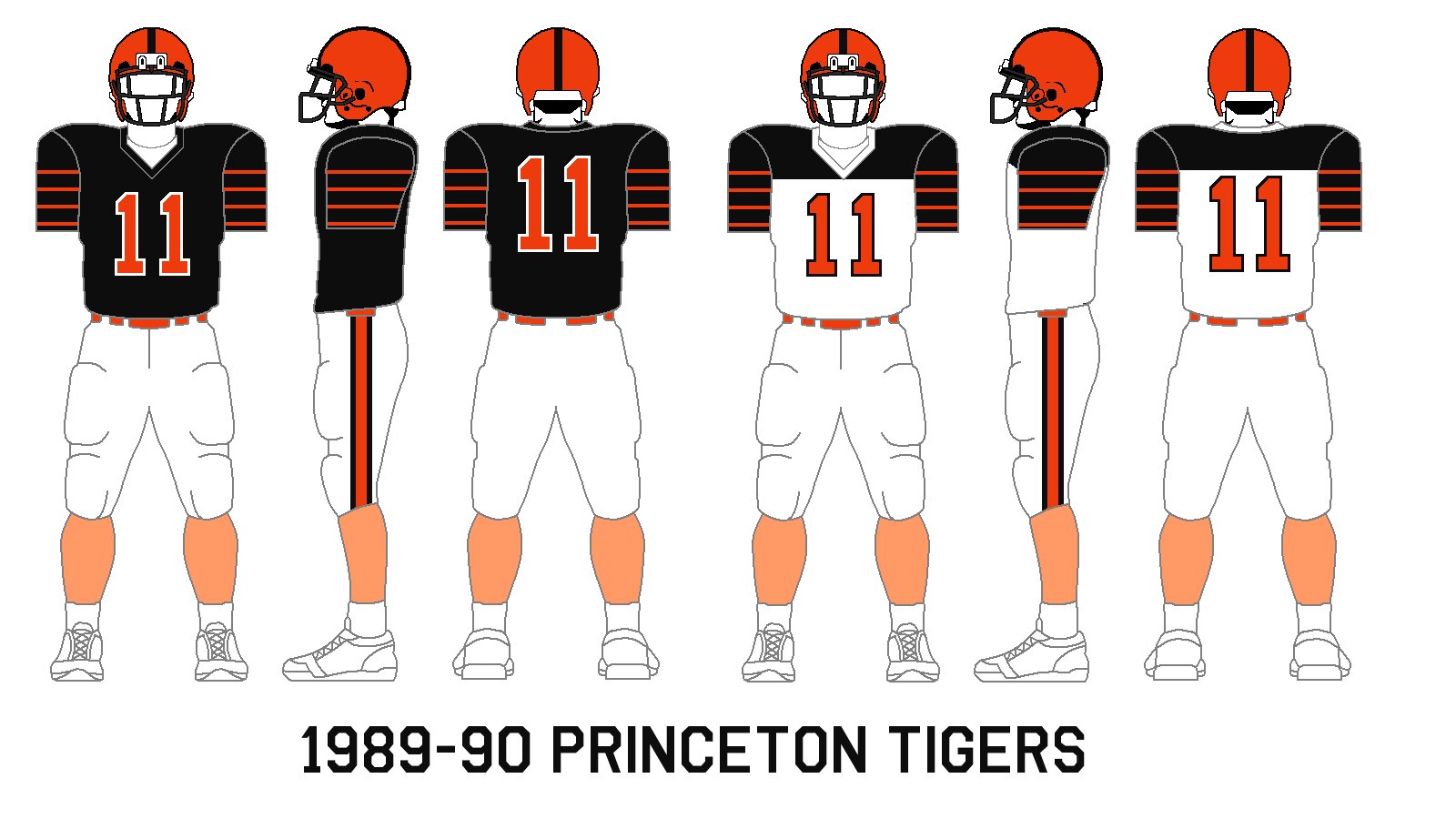 Gridiron Garb: Princeton Tigers (1987-90)