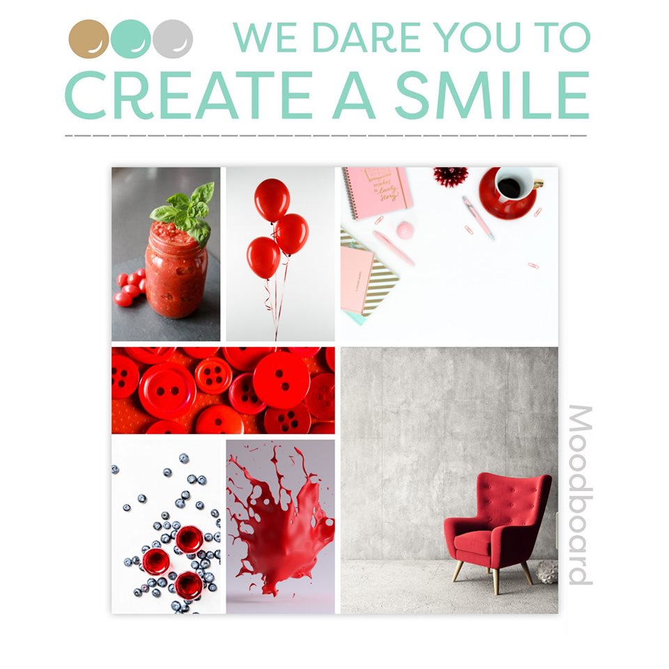 Create a smile: We dare you to create a smile : Mood board