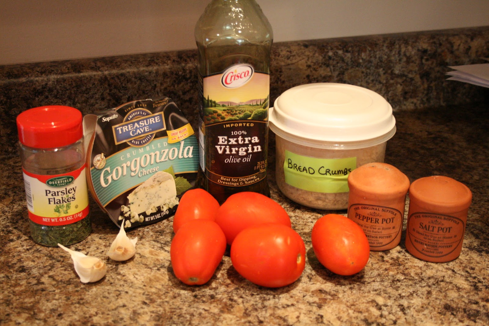 Things I Like To Make: Roasted Tomatoes with Garlic, Gargonzola Cheese ...