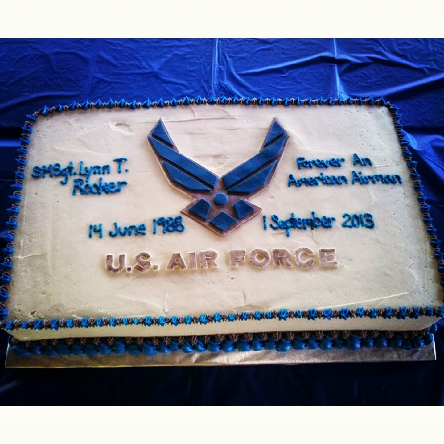 Simply Delicious Cakes: Air Force Retirement