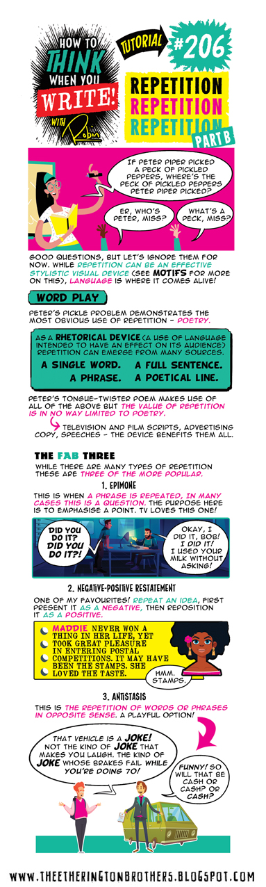 The Etherington Brothers: How to think when you WRITE ... REPETITION ...