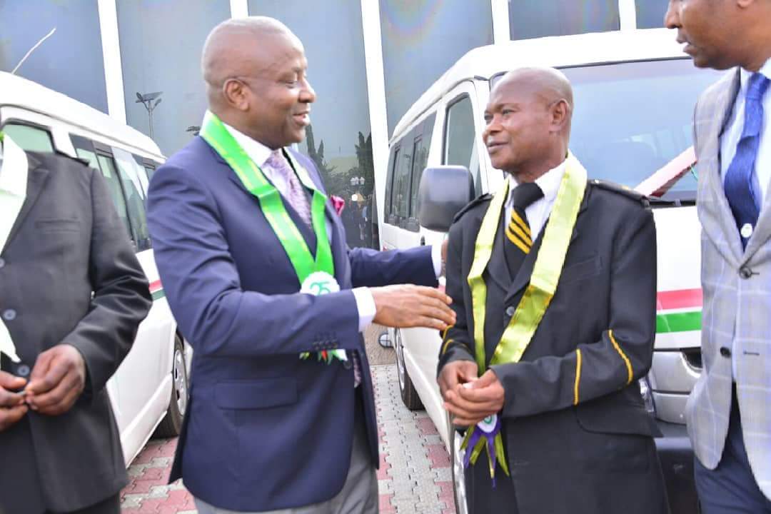 ABC Transport MD Presents Two Brand New Buses To Two Drivers Of The ...