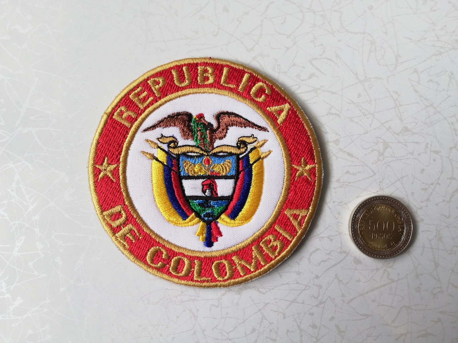 ESCUDO COLOMBIA BORDADO