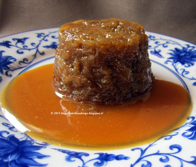 La Belle Auberge: Sticky toffee pudding con salsa mou