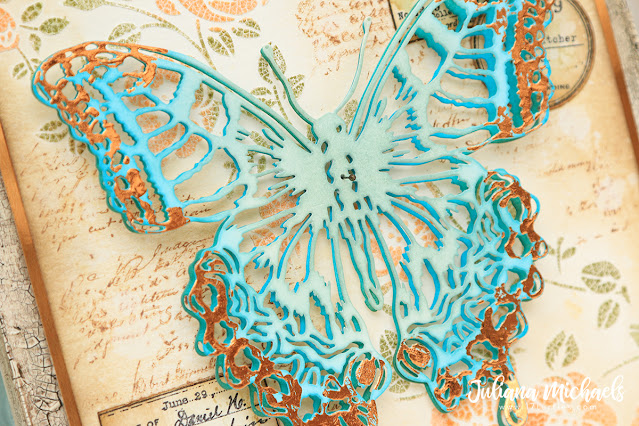 Butterfly Specimen Canvas | Tim Holtz Butterfly Perspective Thinlits ...