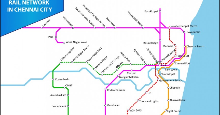 SMART INDIA: Chennai Metro MAP