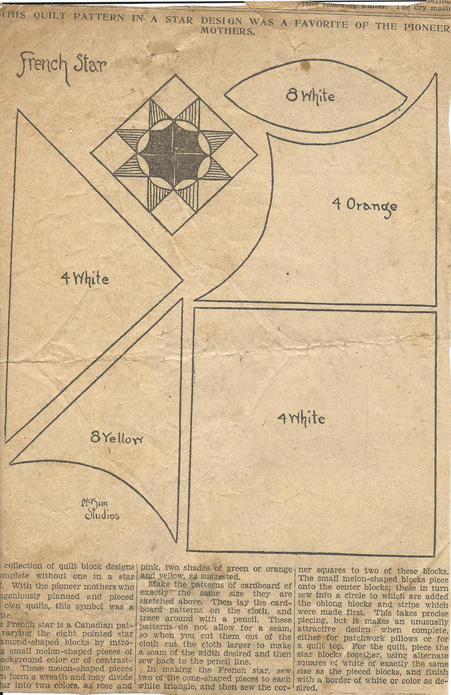 Barbara Brackman's MATERIAL CULTURE: Kansas City Star Quilt Patterns: A ...