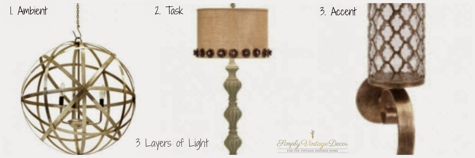 Simply Vintage Decor: Layers of Light