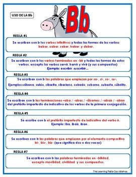 ¡Explorando la Lengua!: Ortografía: B-V