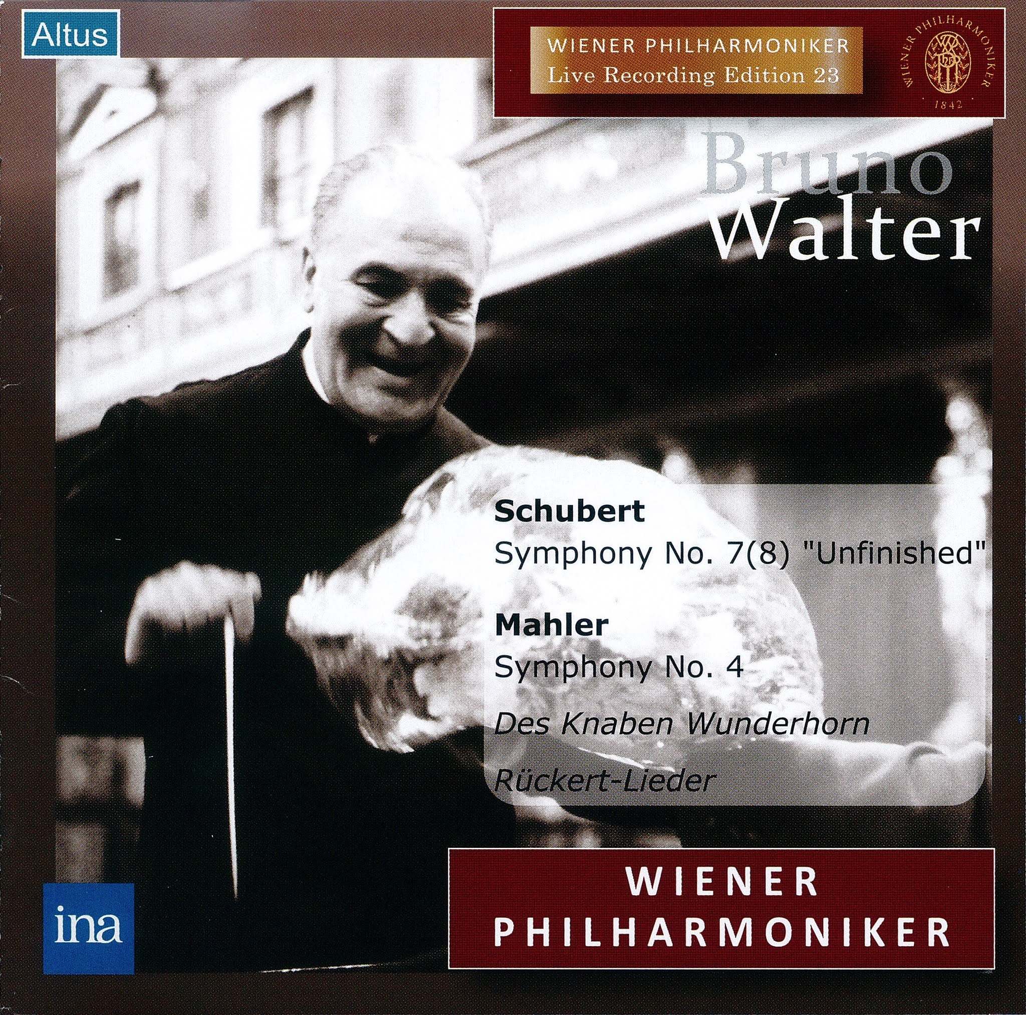 Diabolus In Musica: Schubert - Symphony No. 8, Mahler - Symphony No. 4 - Bruno Walter
