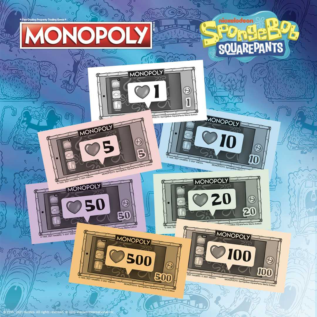 NickALive!: USAopoly Announces MONOPOLY SpongeBob SquarePants Meme ...