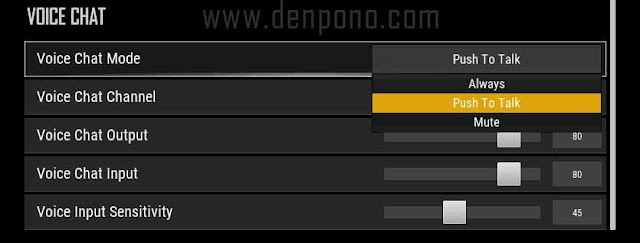 Cara Mudah Mengaktifkan Voice Chat di PUBG Lite PC - Denpono Blog