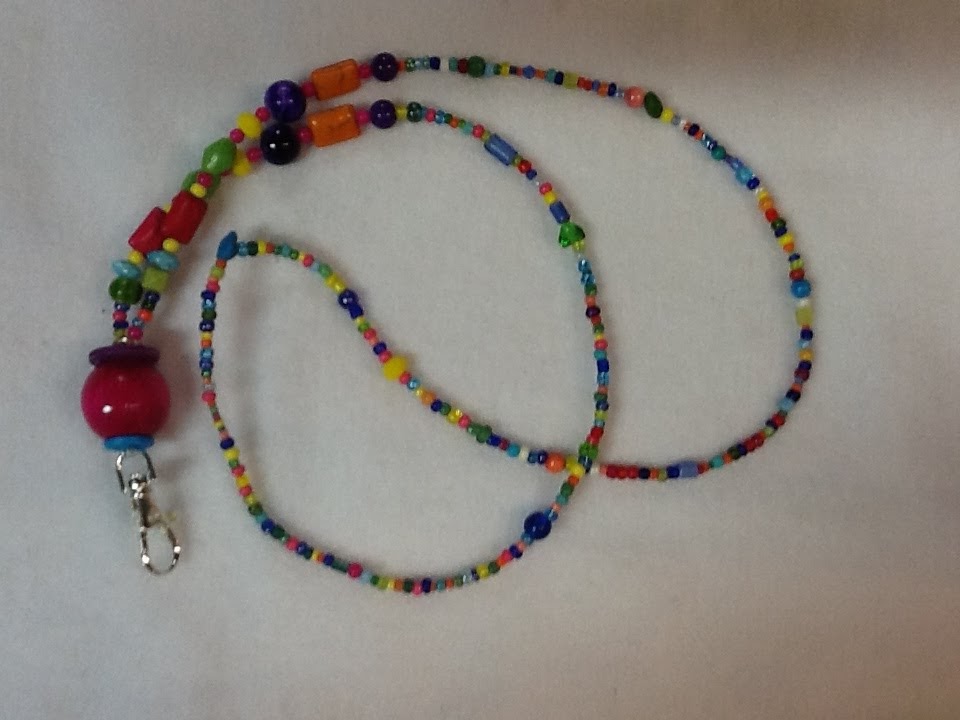 Delaware Teacher: DIY Beading Projects: DIY Teacher Lanyard Pop of ...