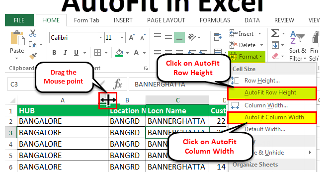 How to AutoFit in Excel? - KING OF EXCEL