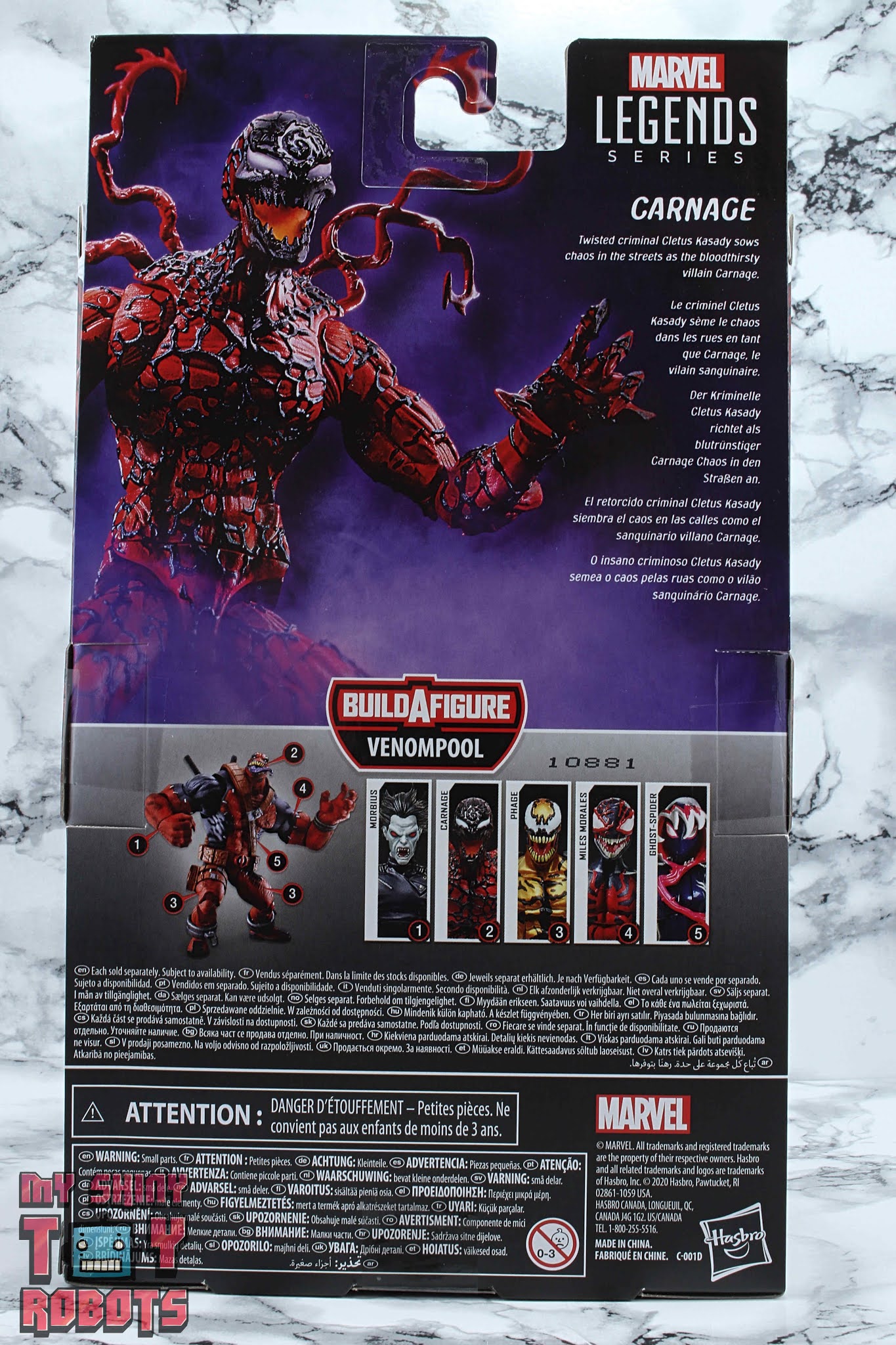 My Shiny Toy Robots: Toybox REVIEW: Marvel Legends Carnage (Venompool Wave)