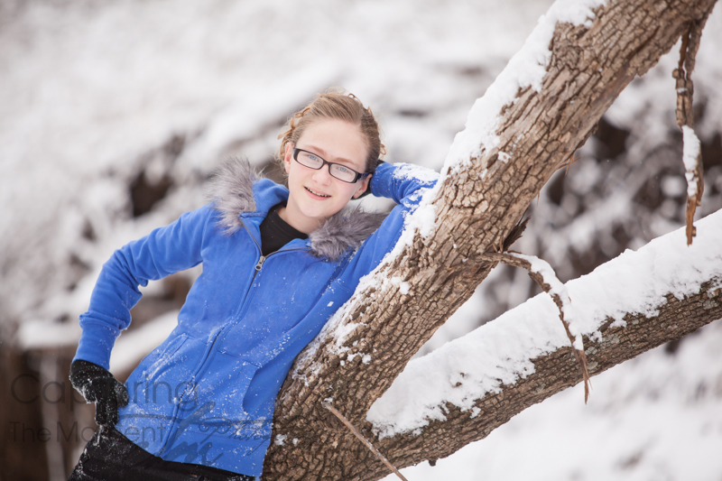 Capturing The Moment Photography: Graduate Portraits in the Snow
