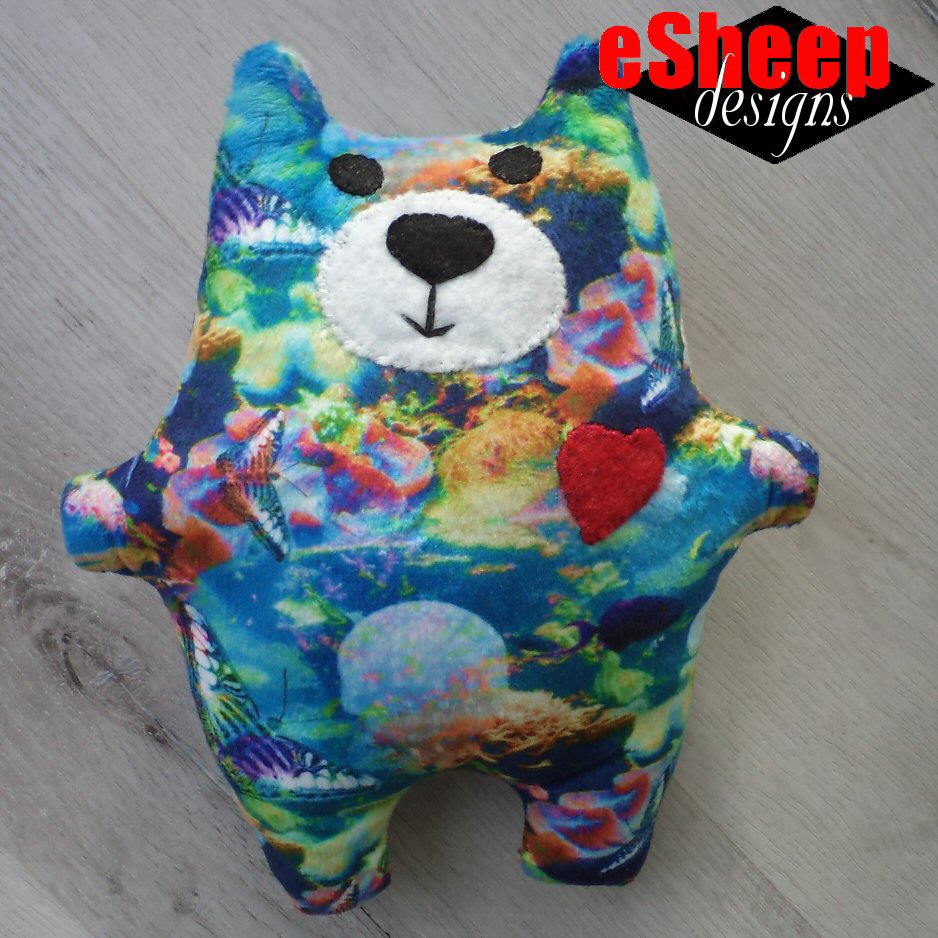 eSheep Designs: Warren the Charity Bear — Two Ways