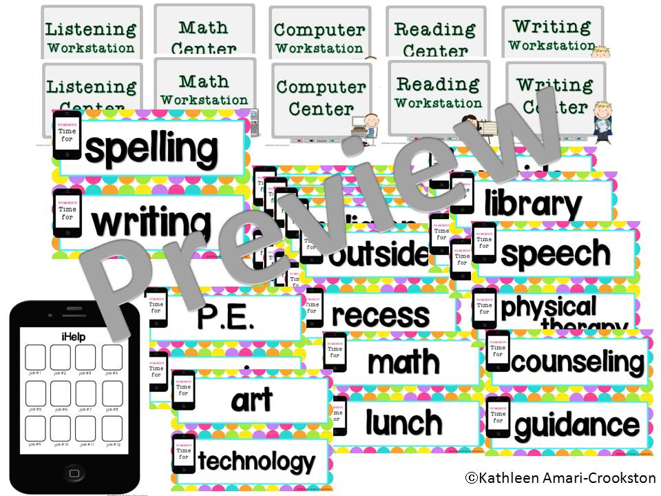 Middle Grades Maven: 21st Century Classroom: Technology Themed Decor
