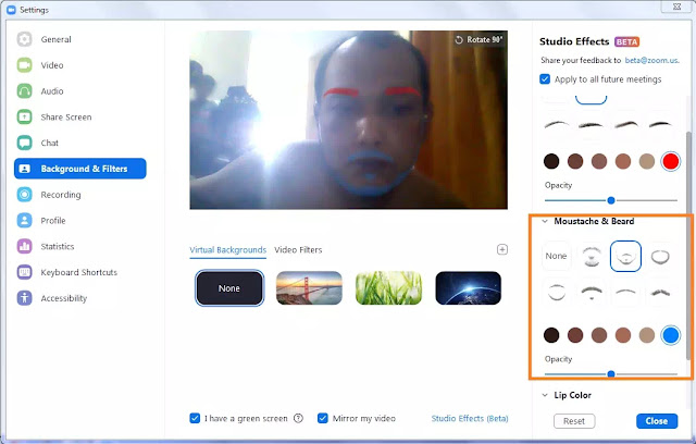 Cara Menggunakan Studio Effects di Zoom Meeting - Brankaspedia - Blog ...
