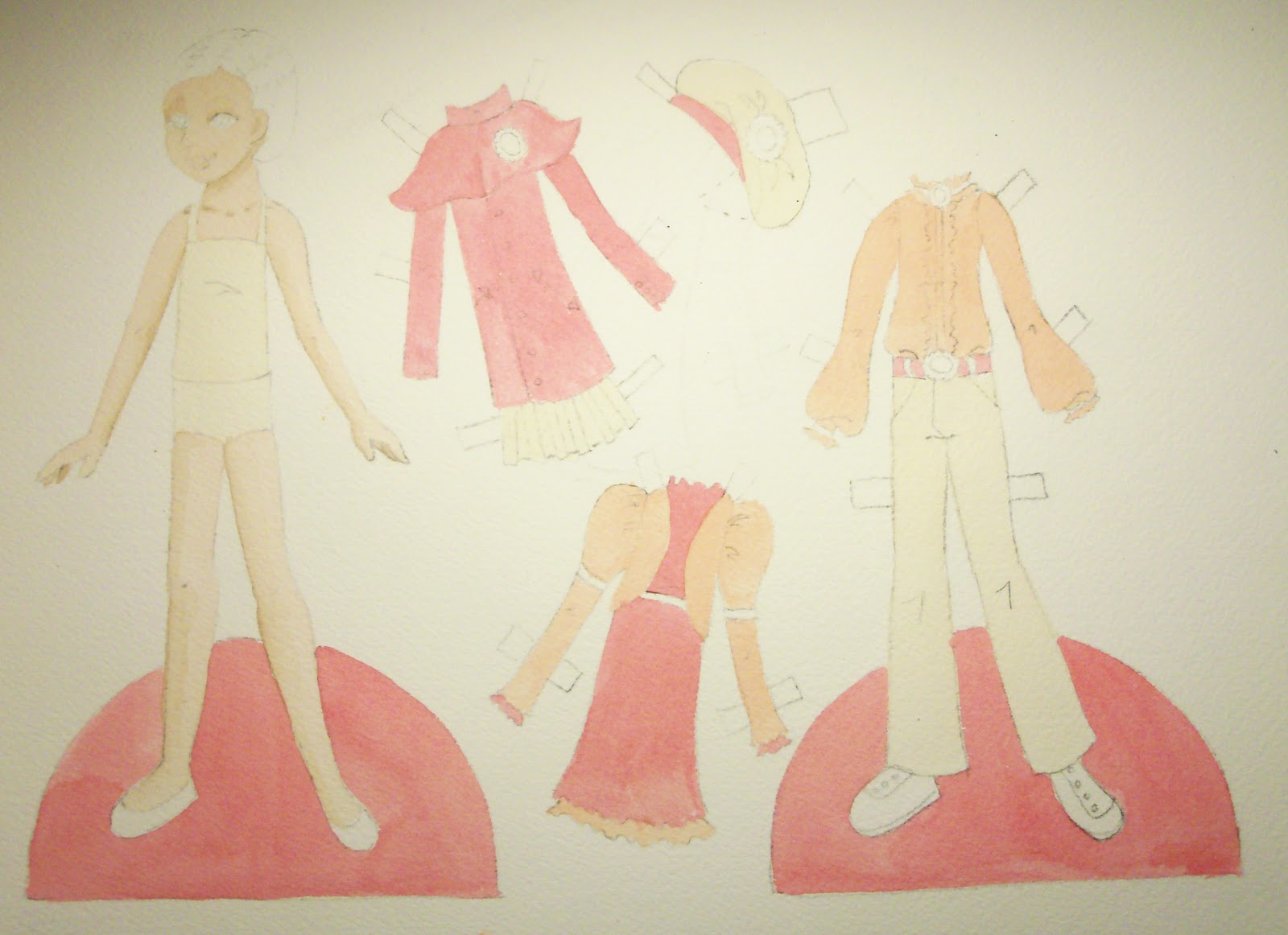 Paper Doll School: September 2012
