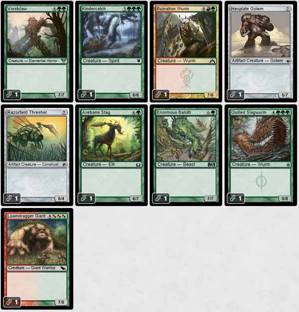 Magic the Gathering Adventures: Vanilla Creatures