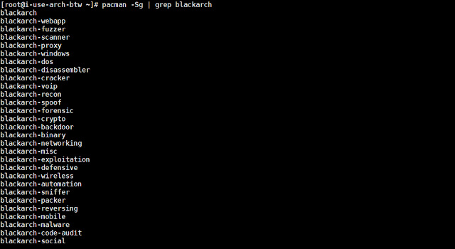 Cara Install BlackArch di Sistem Operasi Arch Linux - LinuxSec