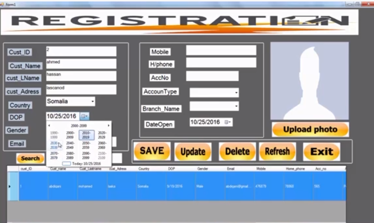 Banking Management System with a VB.NET