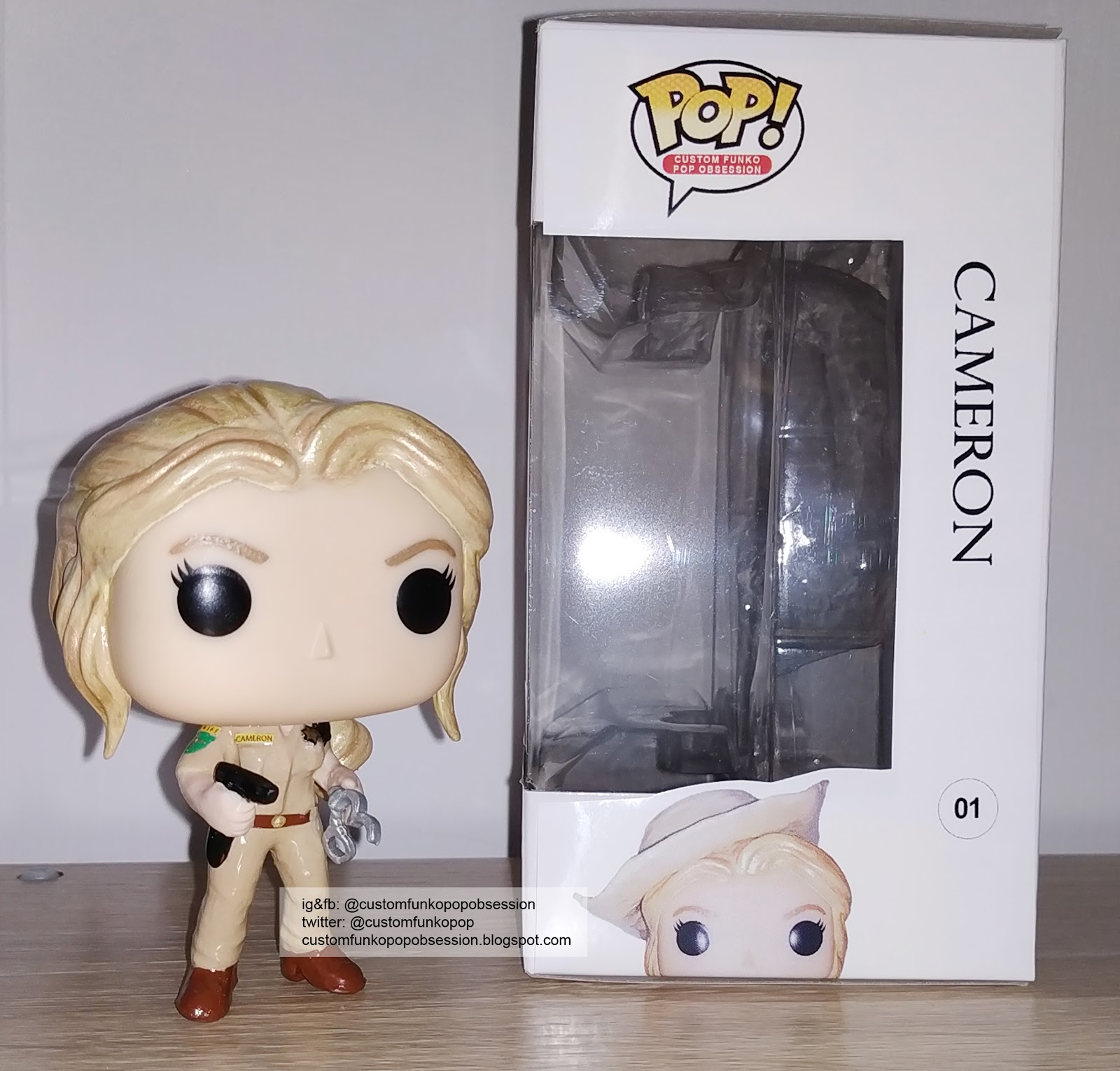 Roswell, New Maxico Custom Funko Pop Of Cameron