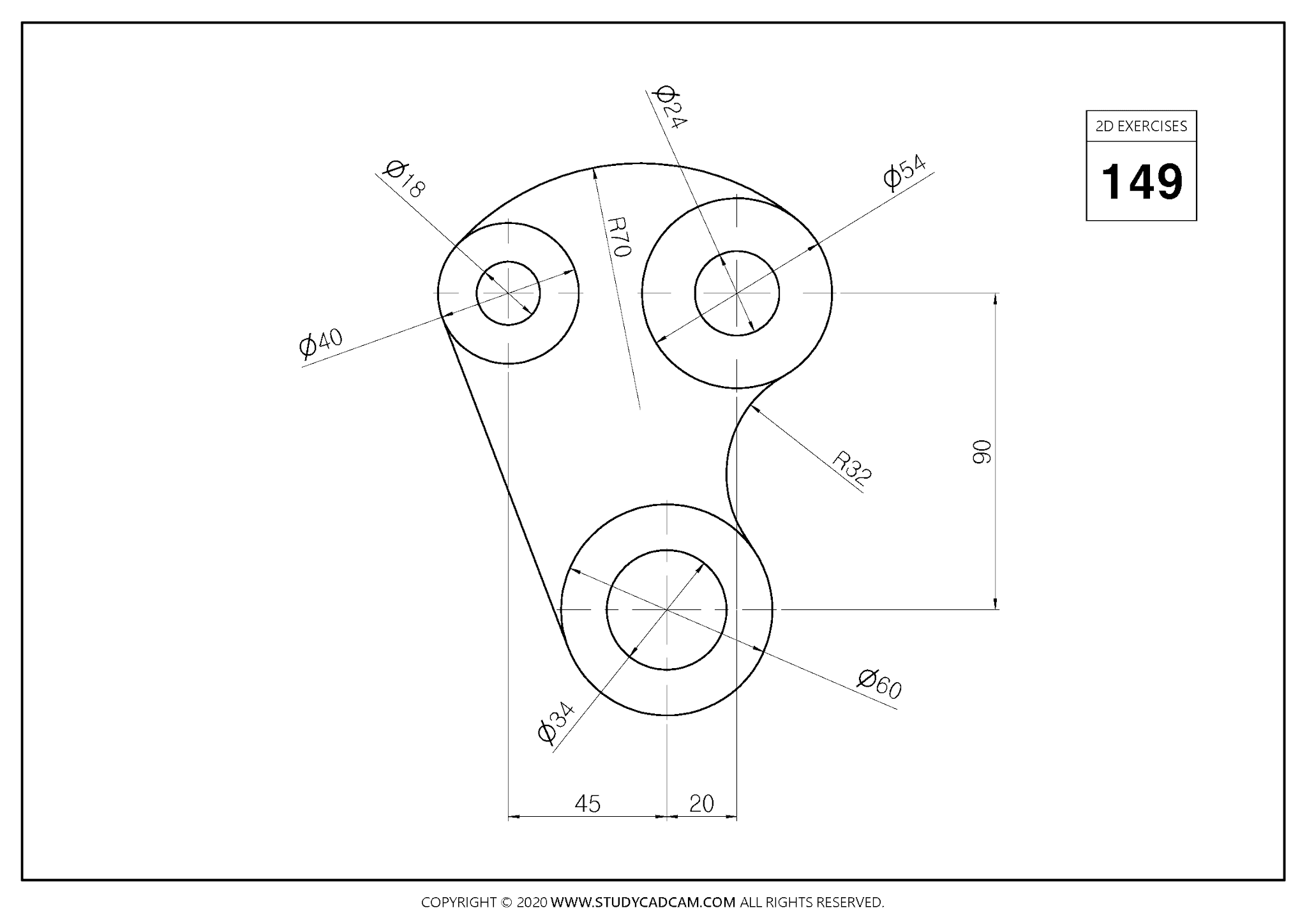 2D CAD EXERCISES 149