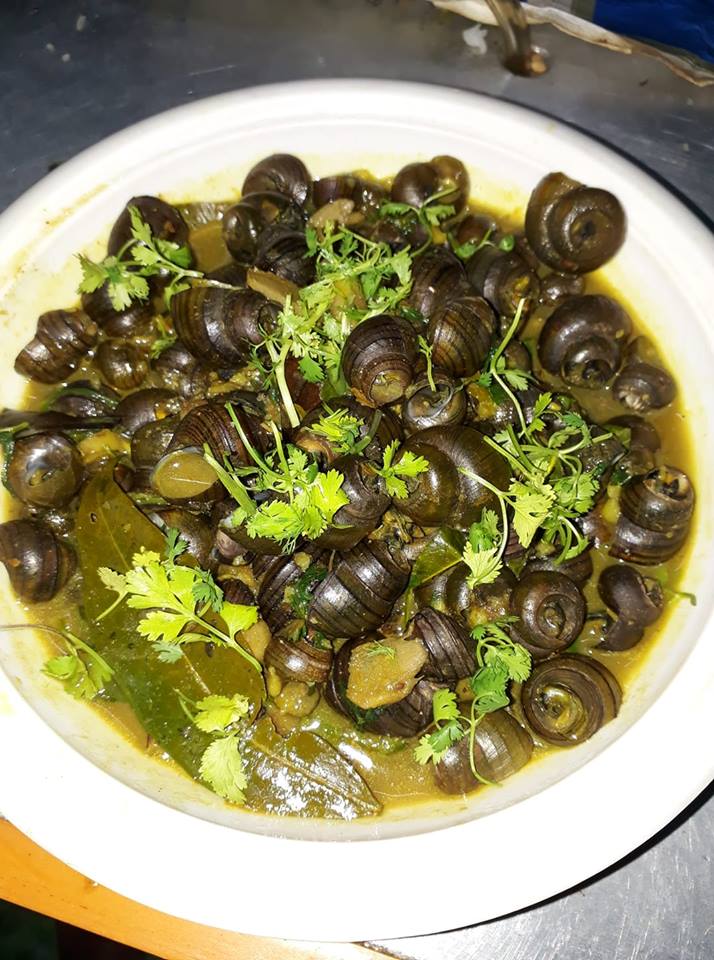 Tharoi Thongba: River snails curry ~ Exotic Manipuri Cuisines Recipes