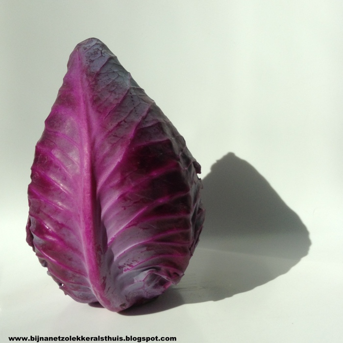 bijna net zo lekker als thuis: Rode spitskool - salade met gember en ...