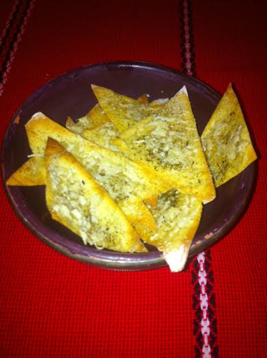 Chips de pâte à Won Ton façon pizza (ou comment utiliser un reste de ...