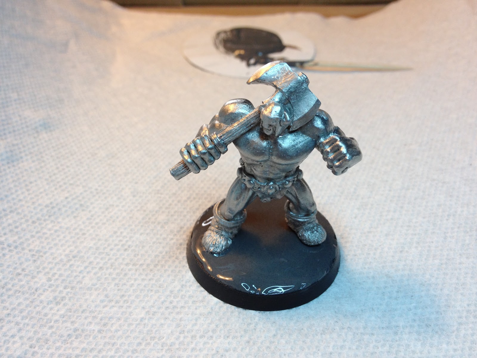 Skullsword's Tower: Thrud the Barbarian: Step by Step - Assembly and basing