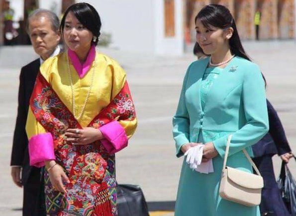 Japanese Princess Mako arrived in Paro, Bhutan