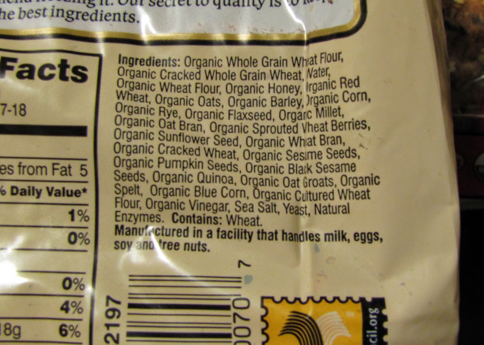 Smells Like Food in Here: Alpine Valley Breads Organic 21 Whole Grains