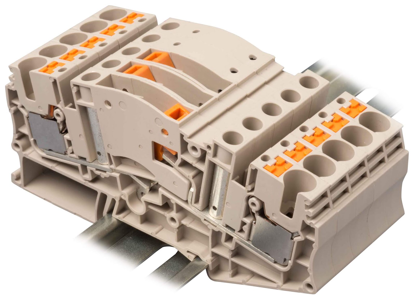 Read-out Instrumentation Signpost: Plug-In Easy-Test Terminal Blocks.
