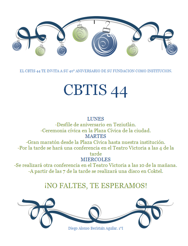 40° Aniversario CBTIs