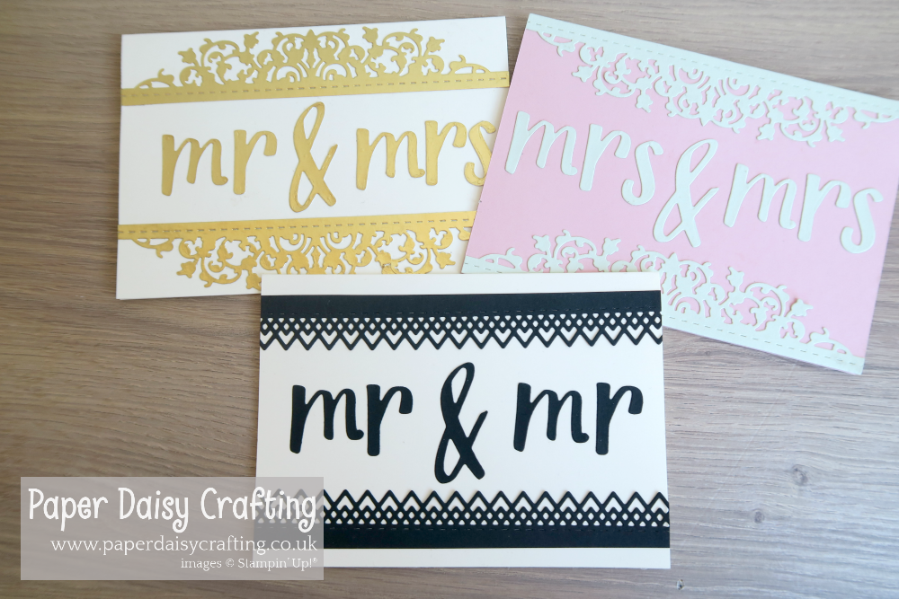 Paper Daisy Crafting: Simple wedding card - Take 3