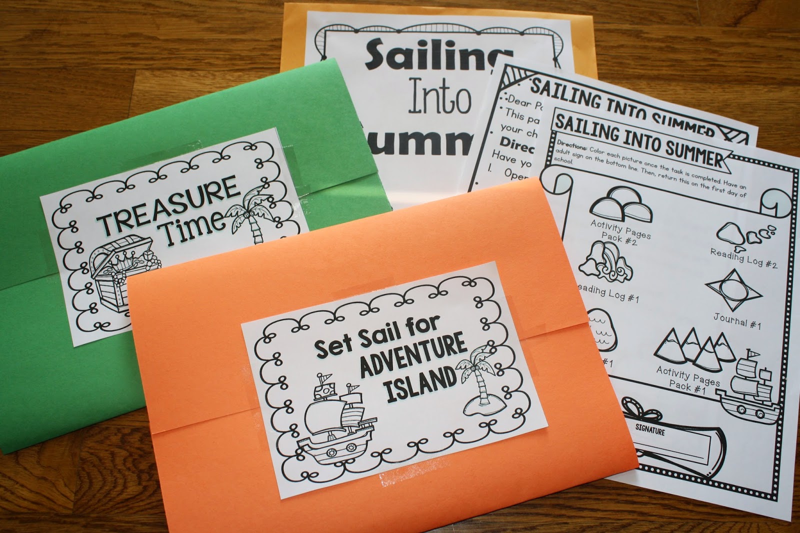 The Reading Mama : Sailing into Summer {Break Packet}