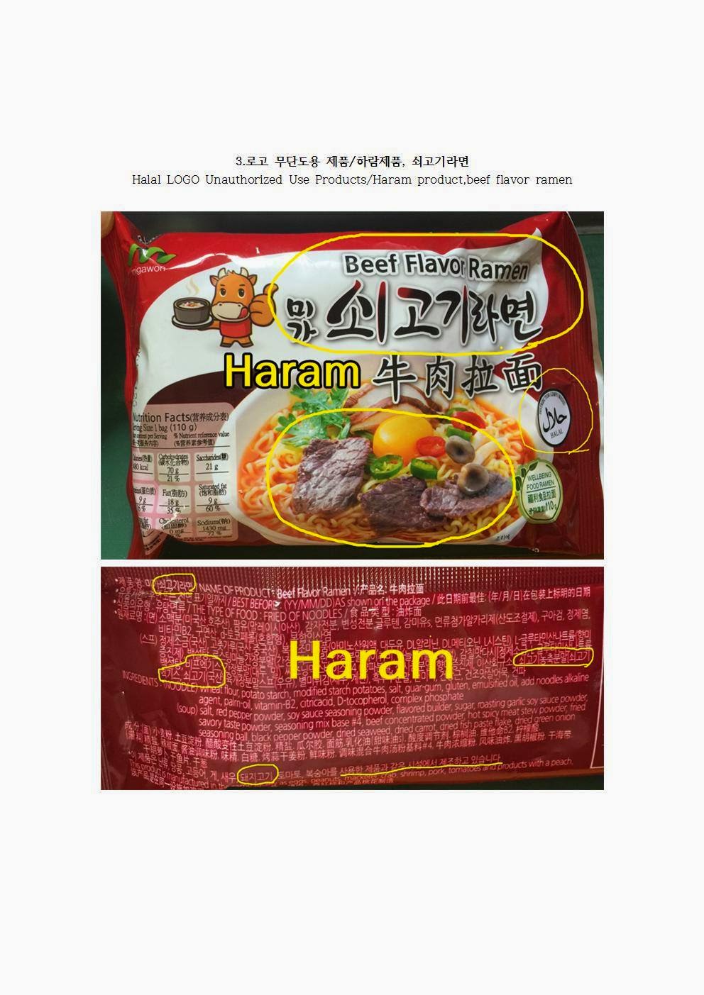 Buah hatiku, Surgaku: Daftar Produk Halal, Haram, dan Syubhat di Korea ...