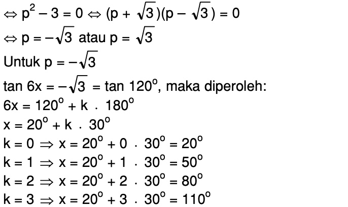 Tan2 6x 3 0 Untuk 0 X 360 Mas Dayat tan2-6x-3-0-untuk-0-x-360-mas-dayat