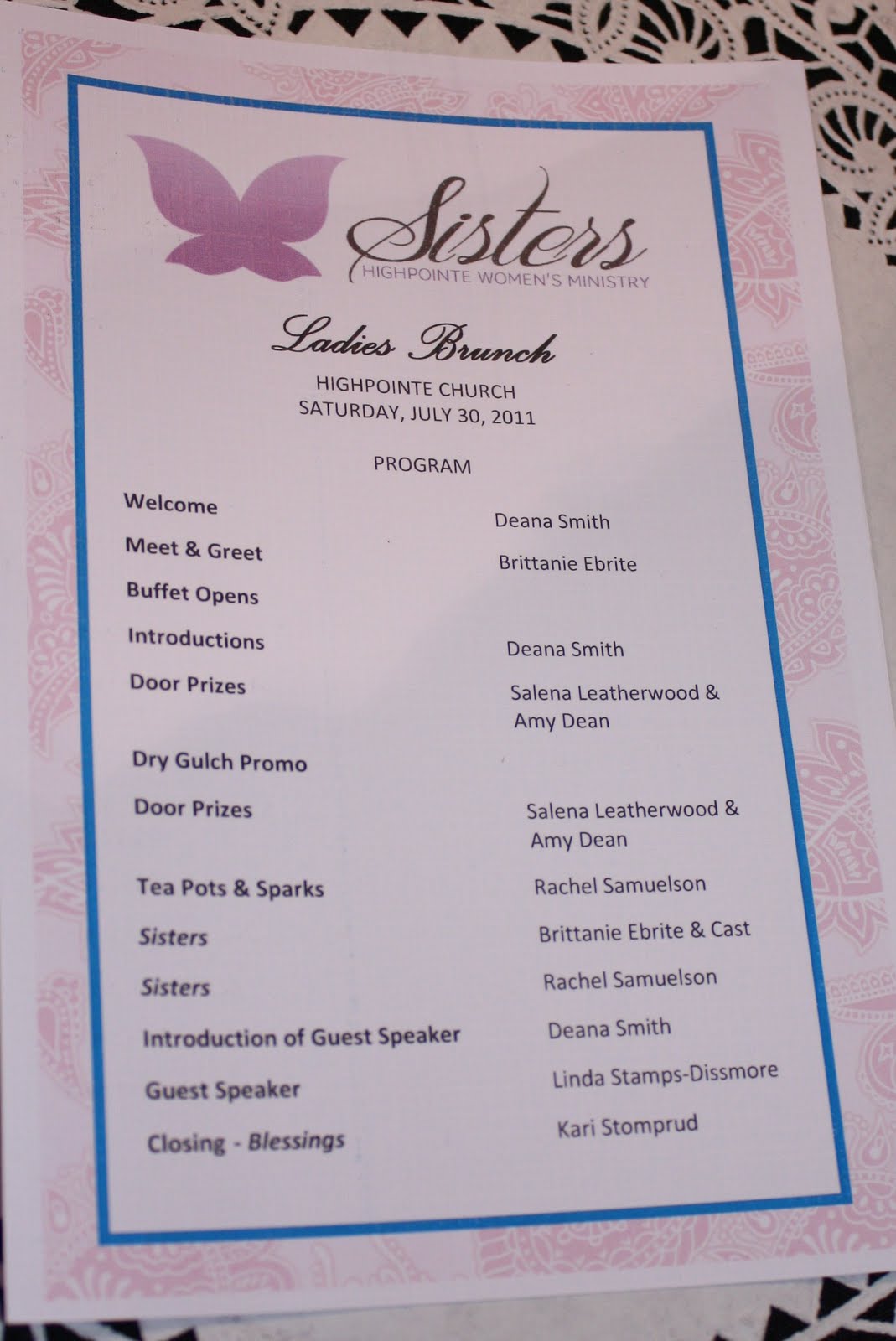 A Spot For Tea - A Sweet Life Poured Out: Sisters Ladies Brunch ...