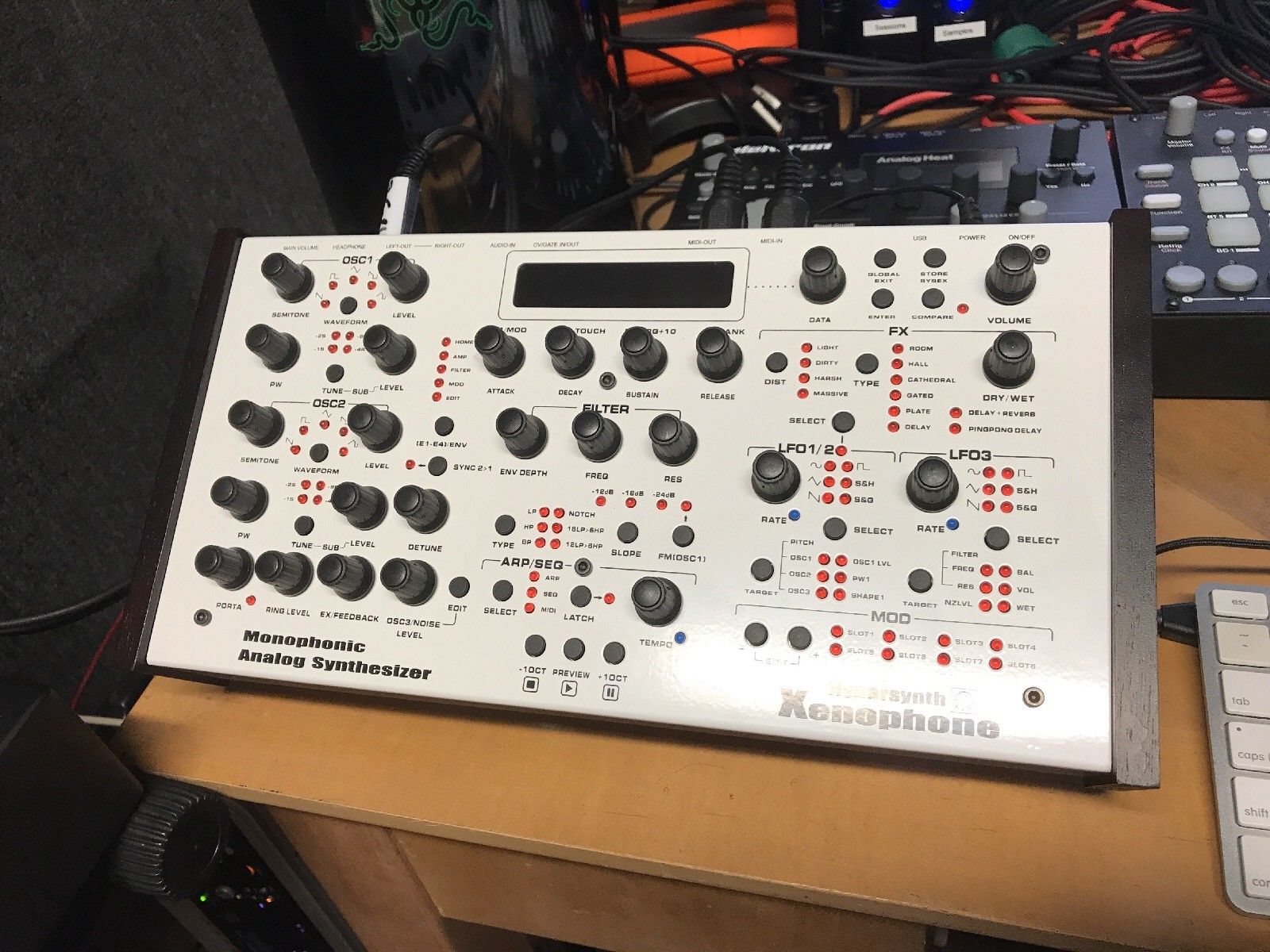 MATRIXSYNTH: Hypersynth Xenophone Advanced Analog Mono Synthesizer ...