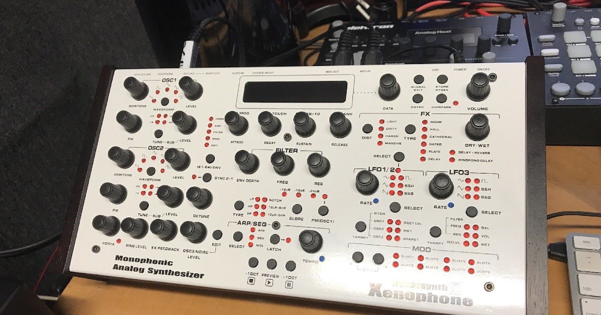 MATRIXSYNTH: Hypersynth Xenophone Advanced Analog Mono Synthesizer ...
