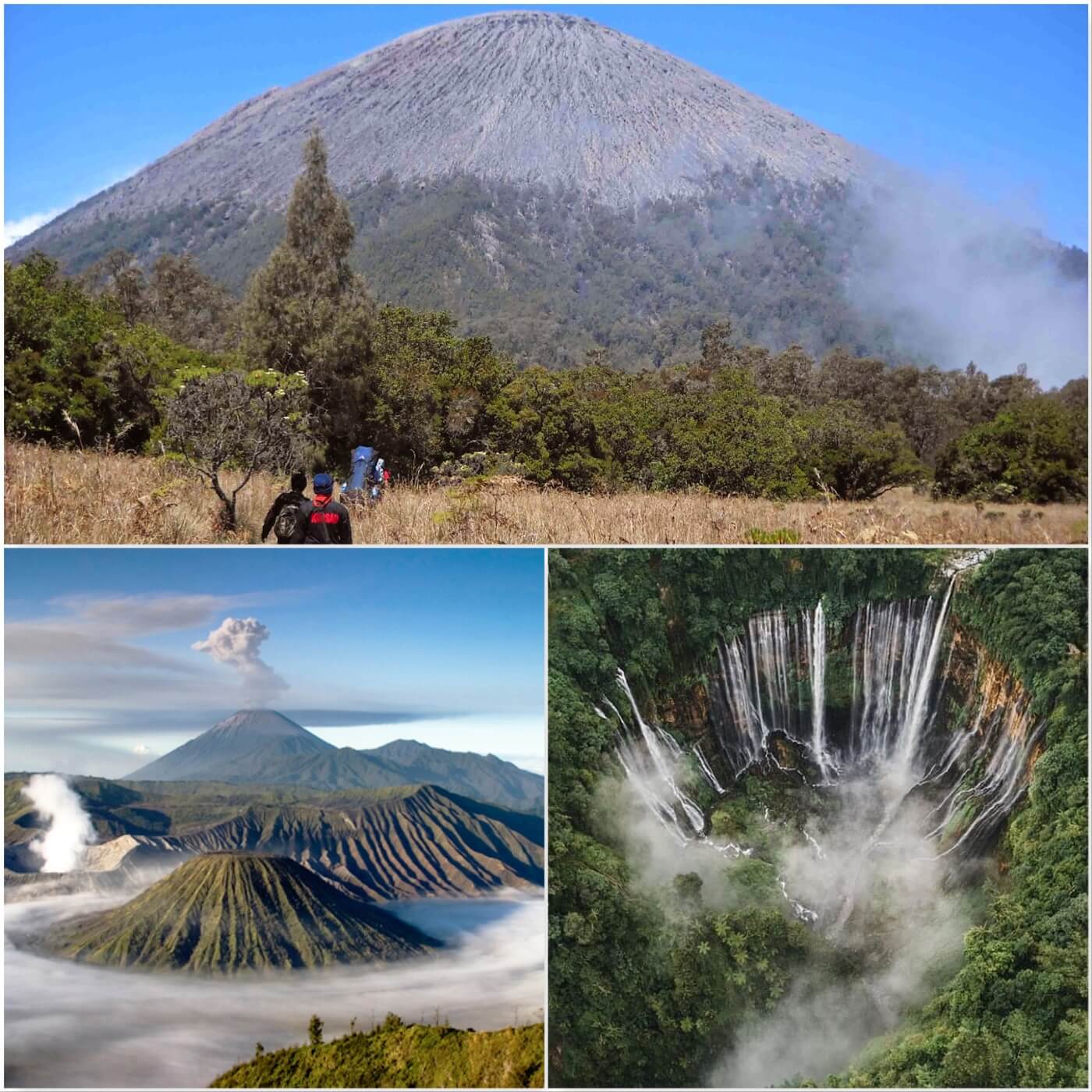 Semeru hiking, Mount Bromo, Tumpak Sewu Waterfall tour | Bromo Java Travel