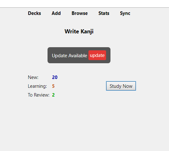 Add update available option to Anki Deck (For deck developer)