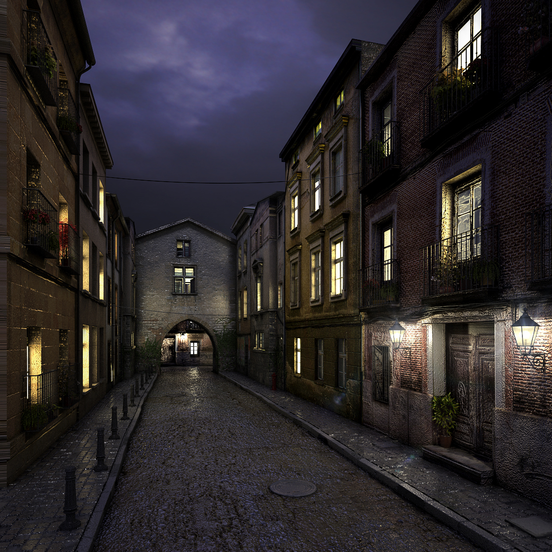 InfoArq-3D: Callejón