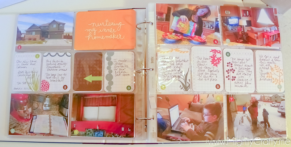 MightyCrafty: Project Life Layouts